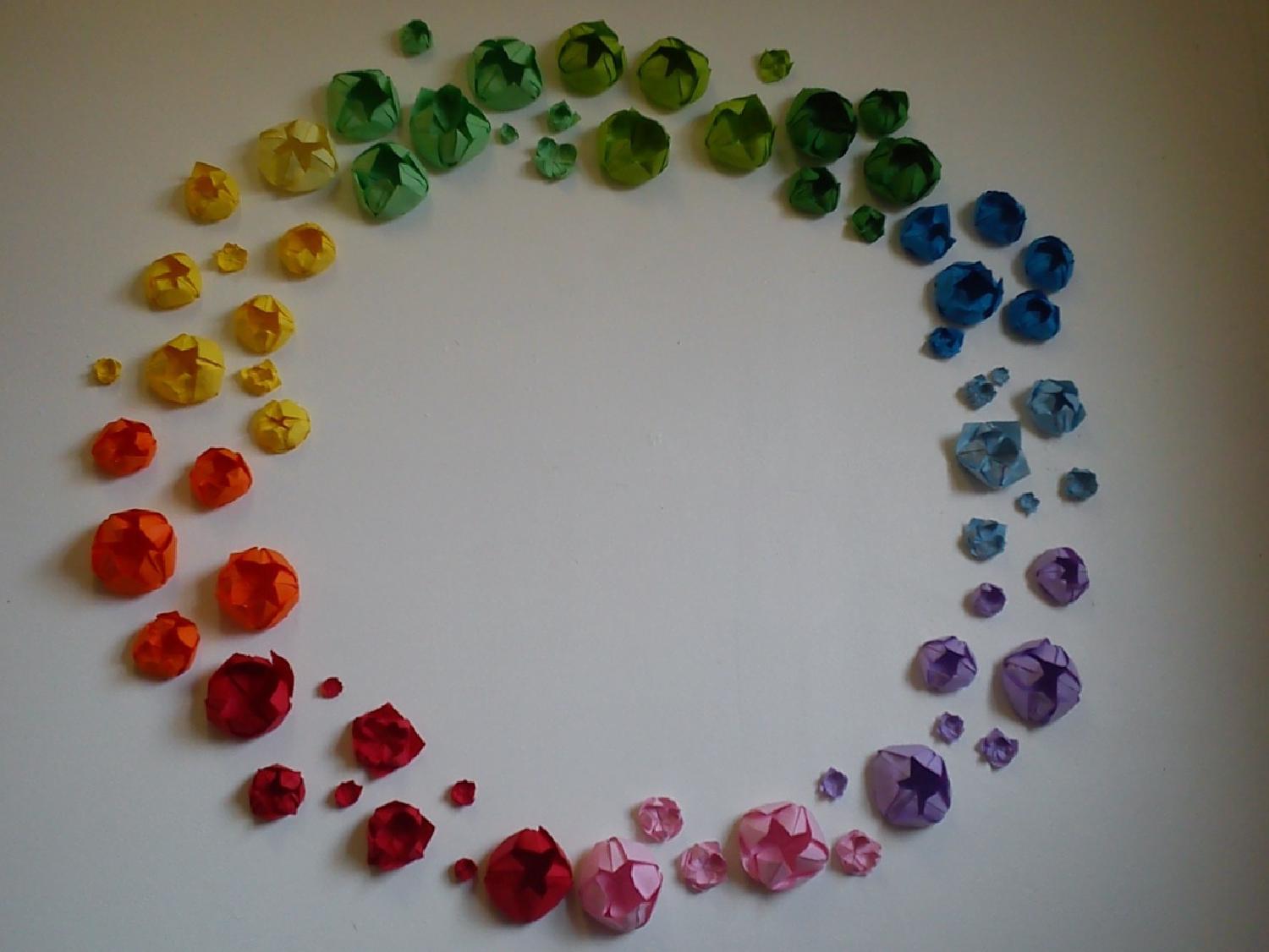 Origami Bombing Displays Promoting Origami Club | Declan Webb